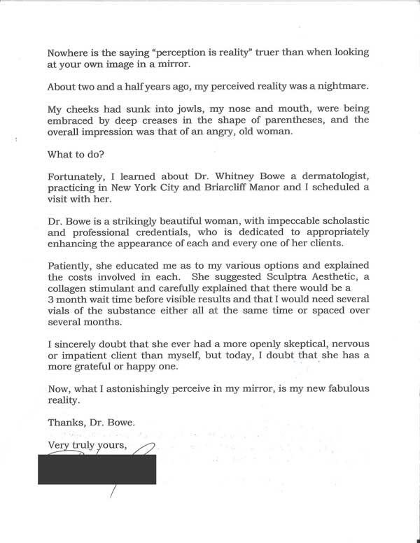 Letters | Advanced Dermatology, P.C.